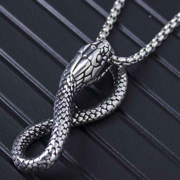 Jewelry | Punk Wind Snake King Necklace For Men Bl5559011 | Poshmark